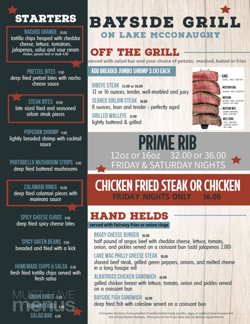 Restaurant Bar and Grill - Bayside Golf Club