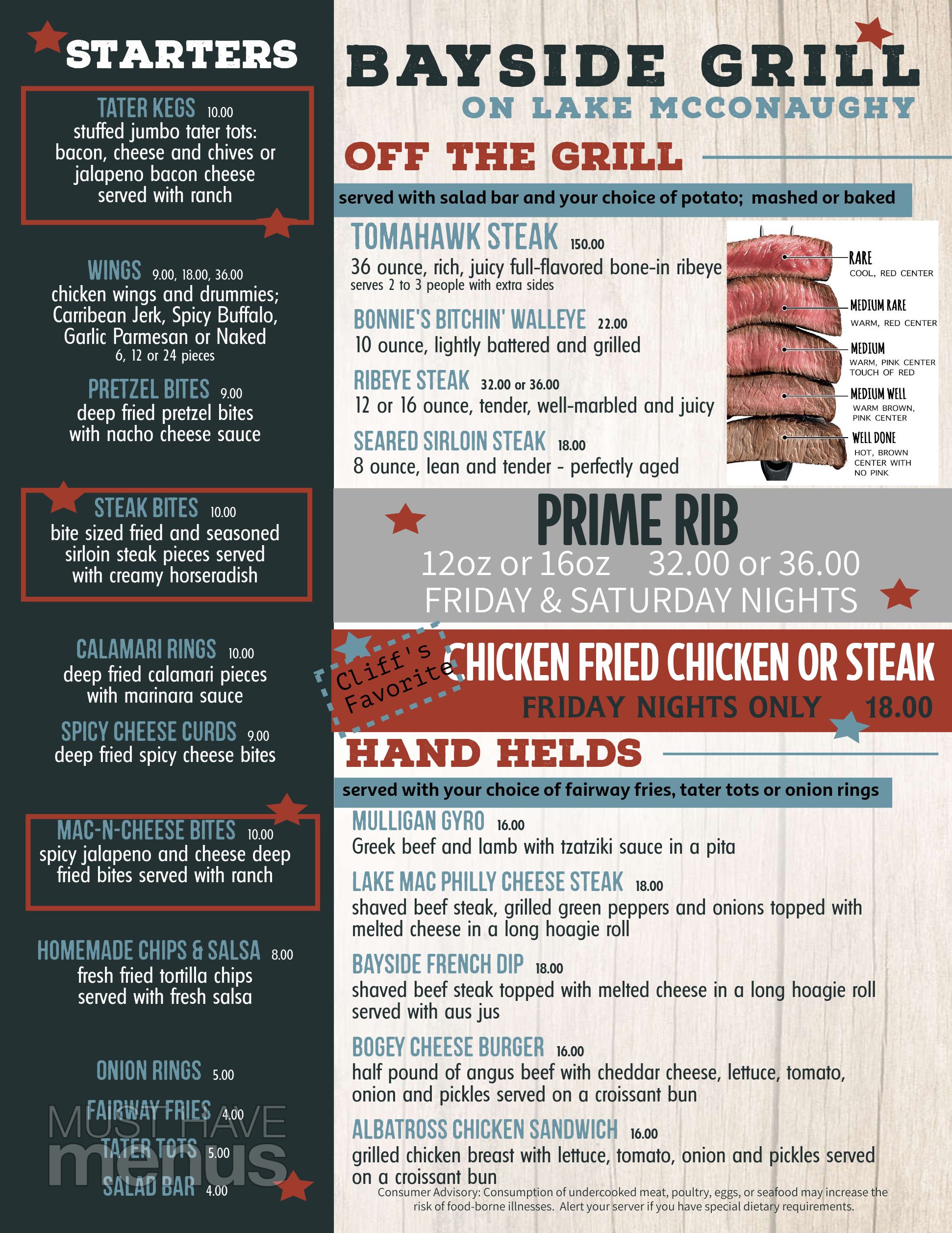 Restaurant Bar and Grill - Bayside Golf Club