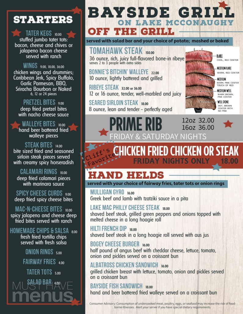 Restaurant Bar and Grill - Bayside Golf Club