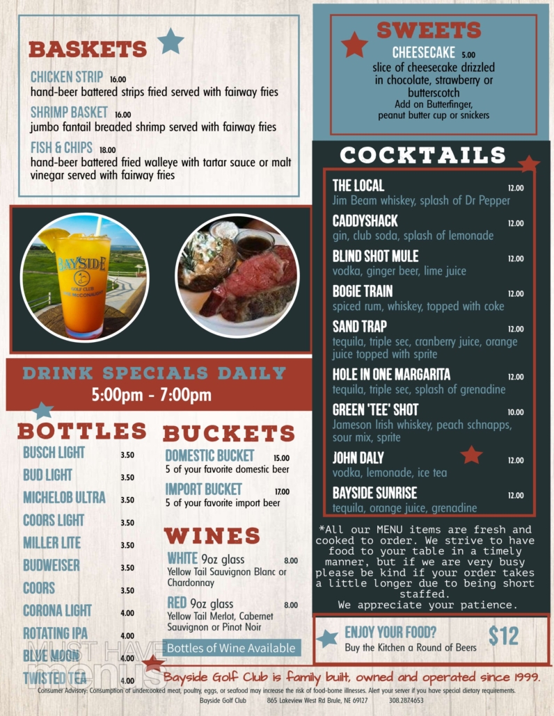 Restaurant Bar and Grill - Bayside Golf Club