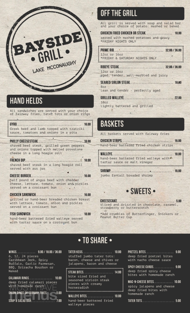 Restaurant Bar and Grill - Bayside Golf Club